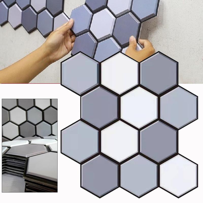 2PCS 3D Hand Feel Waterproof Wall Sticker Home Kitchen Decoration ...
