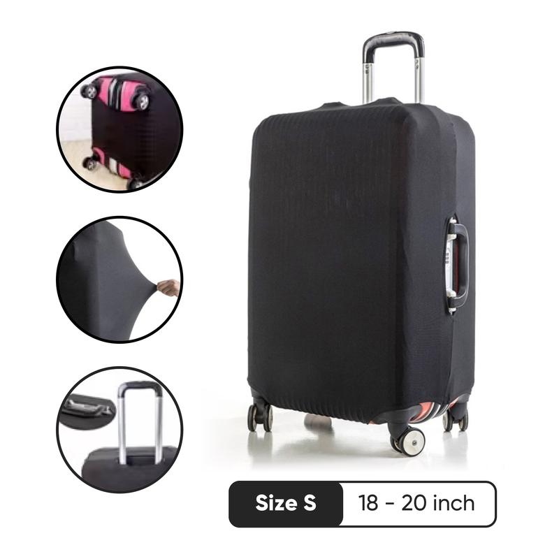 Cover Koper Elastis Polos Suitcase Cover S - ZY005 - Black - Shop ...