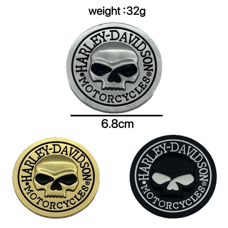 1pcs for Automotive Personalized Decoration Sticker Skull Logo Modified ...