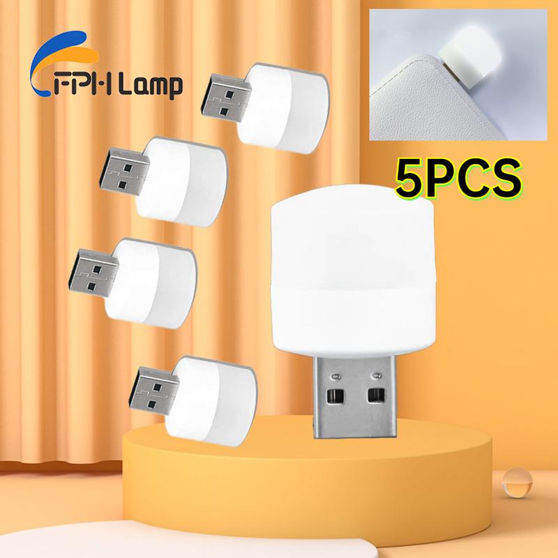 Lampu Malam USB Mini Mudah Alih, Reka Bentuk Kreatif FPH, Mentol ...