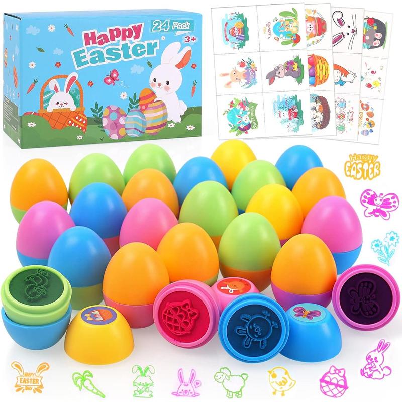 Easter Eggs Kids Easter Basket Stuffers - 24Pack Self Inking - TikTok Shop