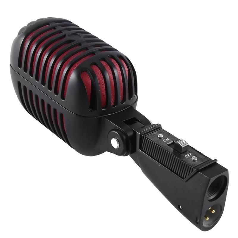 Professional Classic Retro Dynamic Vocal Microphone,Metal Swing ...