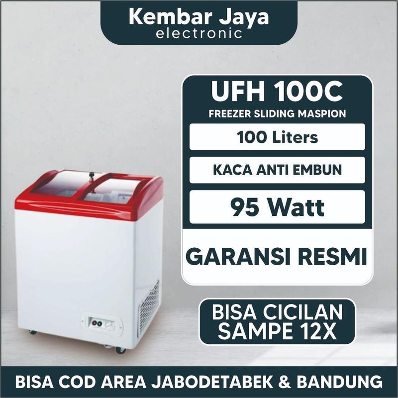 CHEST FREEZER Frigigate CF-120SDF 100Liter amspion UFH 100C FREEZER ...