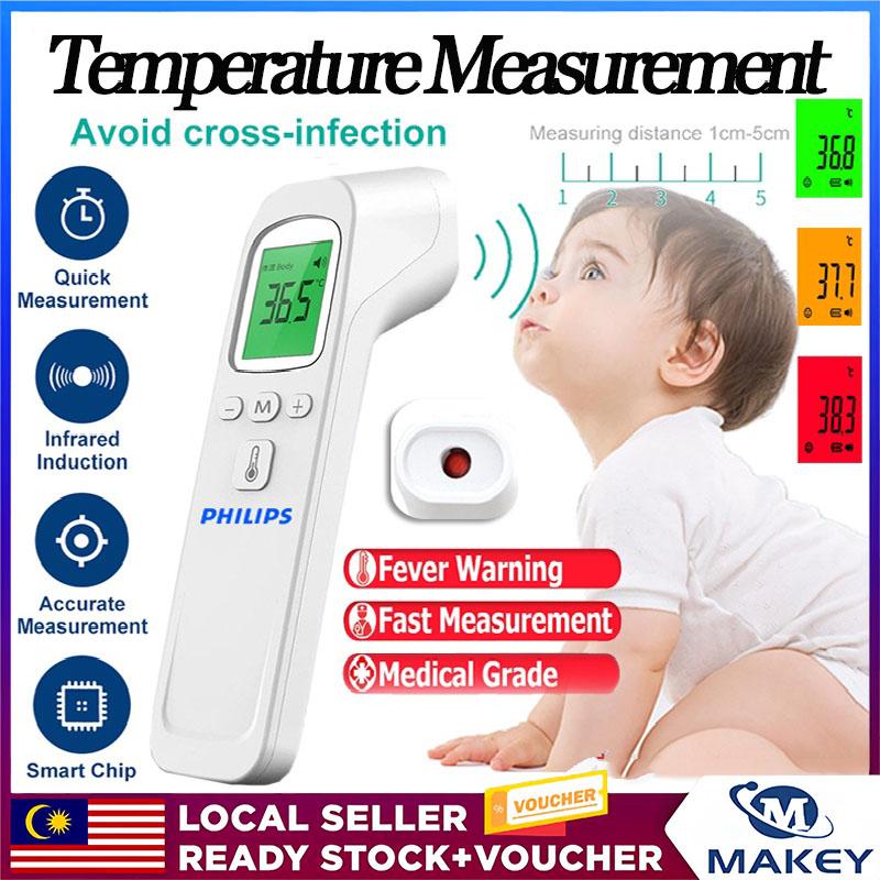 【Ship In 24h】Digital Thermometer No Touch Thermometer For 2 - TikTok ...