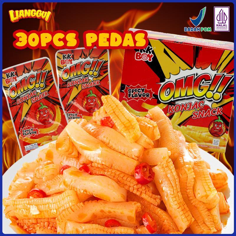 【HALAL】LIANGGUI KONJAC TRIPE KONJAC SNACK SPICY Cocok untuk Piknik Luar ...