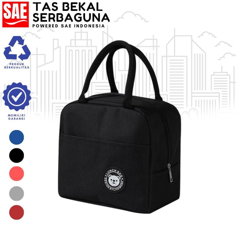 [1D] Tas Bekal Karakter Lunch Bag Cooler Makanan Anak Tas Lunch - Shop ...