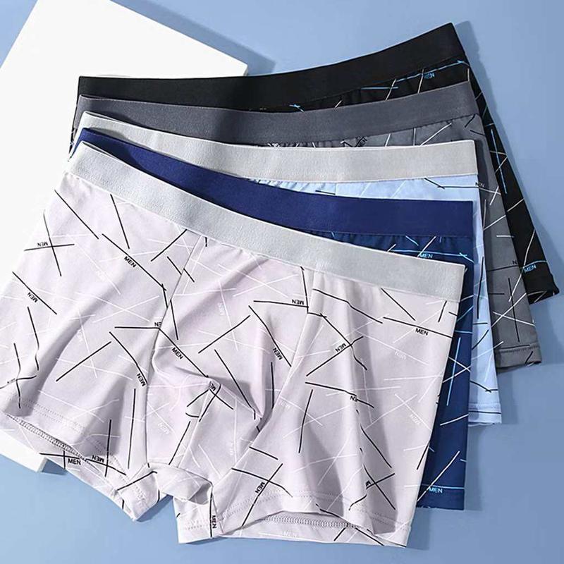 4 pcs/set men underwear print striped boxer trunks boxers me - TikTok ...
