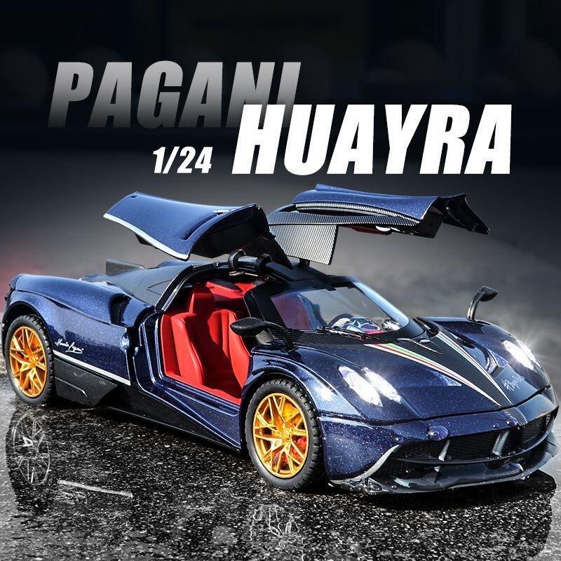 1 24 Scale Pagani Huayra Alloy Model Diecast Sound Light Car - TikTok ...