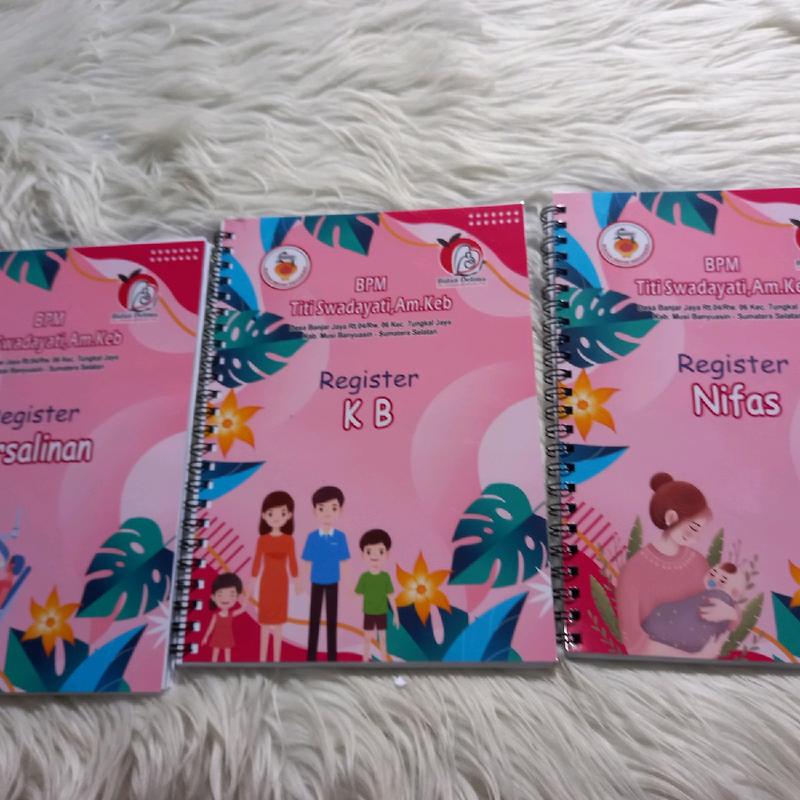 Buku Register Bidan Sampul Laminating Glossy Ukuran A5 (Kecil) - Shop ...