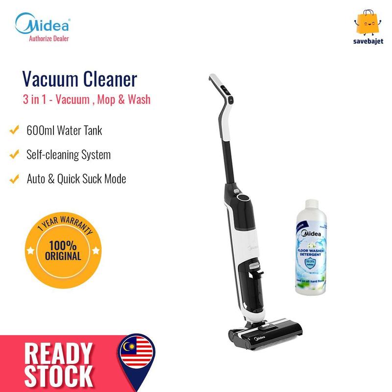 (A) Midea Vacuum 3 in 1 Wet & Dry Floor Cleanner Mop Cordles - TikTok ...