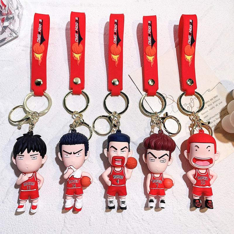 Handcrafted Basketball Keychain featuring Slam Dunk Characters - TikTok ...