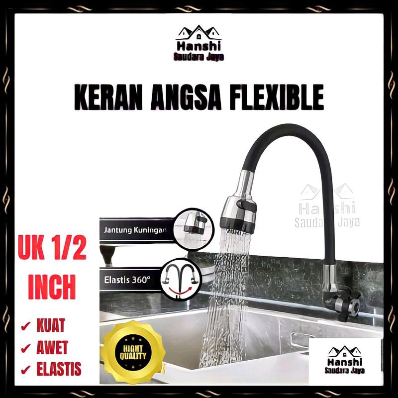 Kran Angsa / Kran Cuci Piring Fleksibel Black Series Model Baling - Shop | Tokopedia