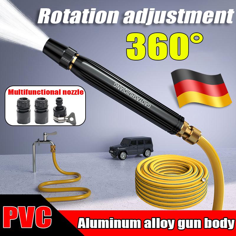 Portable Water Gun Spray Gun with 10meter PVC Hose High Pressure ...