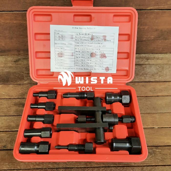 Jual Bearing Puller set 10 pcs WISTA TOOL treker Pembuka Bearing HEAVY ...
