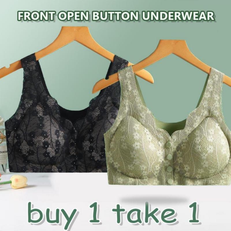 Mom's Underwear, Middle-aged And Elderly Women's Bras, Seamless ...