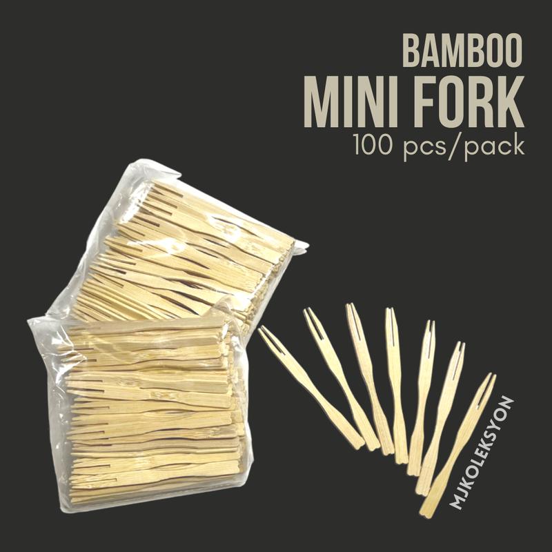 Bamboo Fork Toothpick 100pcs best for Takoyaki Siomai - TikTok Shop ...