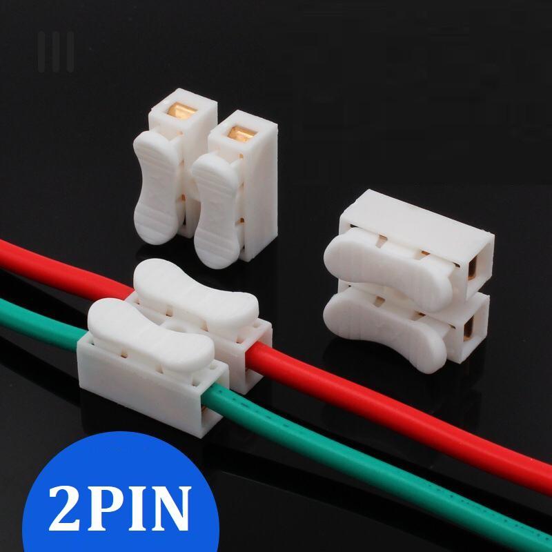 TERMINAL JEPIT 2 PIN KABEL / Connect Spring Sambungan Terminal Kabel 2 ...