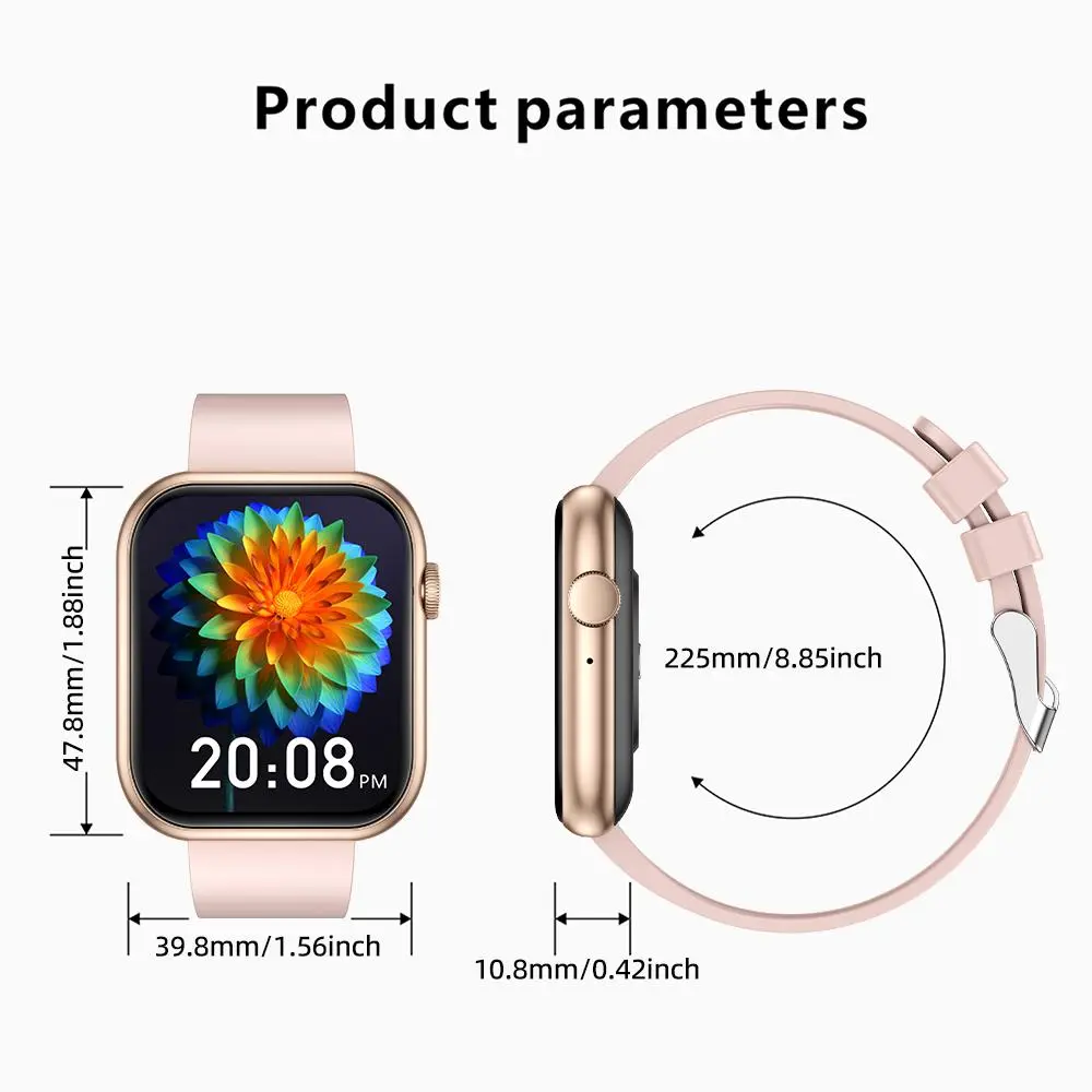 Multifunctional Smartwatch Wearable Devices, 1 Piece Touch Screen ...