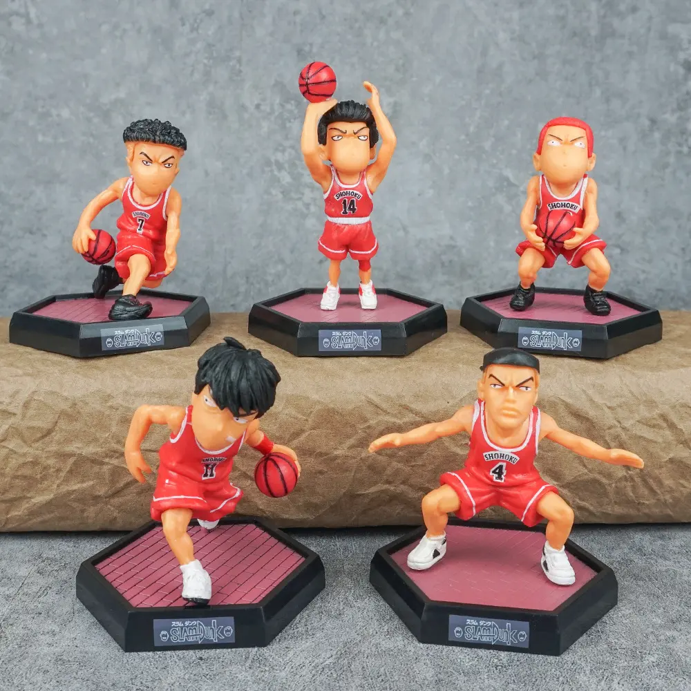 2025 Hot New Cross-Border Basketball Player Figures Anime Shohoku Five ...