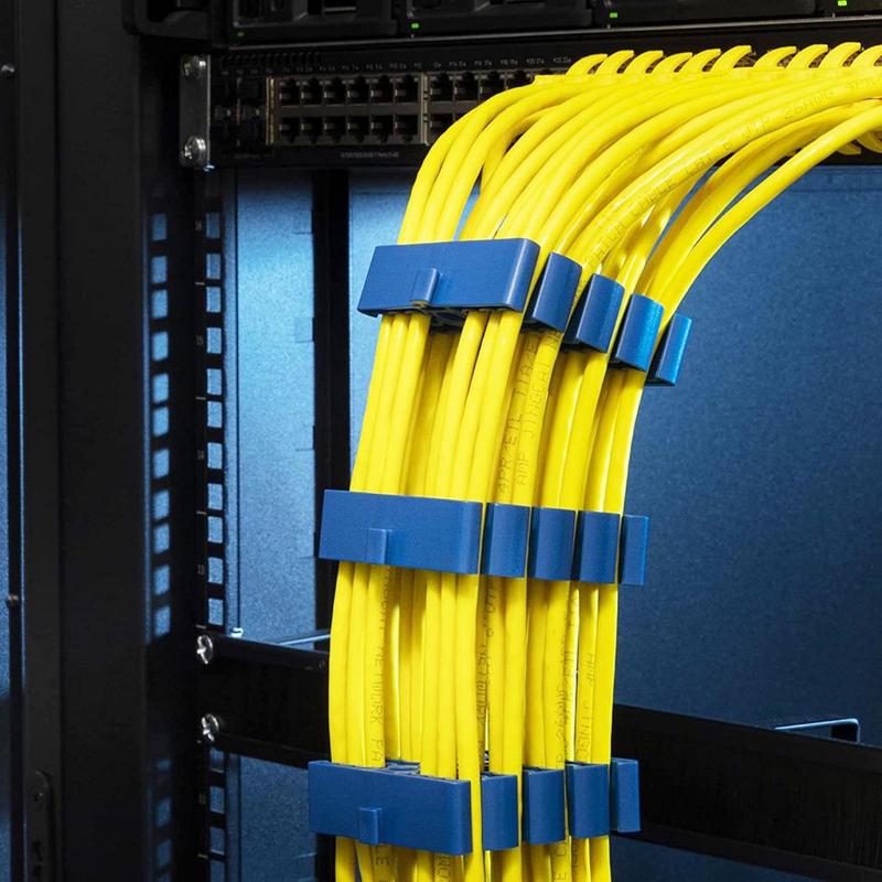 Xunyanb Network Cable Organizer Compact Cable Organizer 24 Slot ...