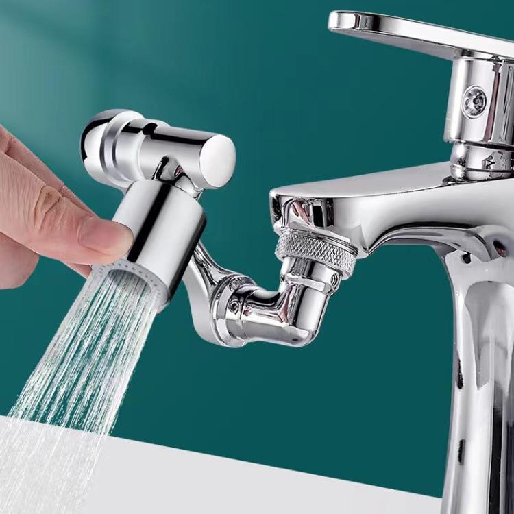 1080°Rotatable Faucet Spray Head Wash Basin Kitchen Tap Extender ...