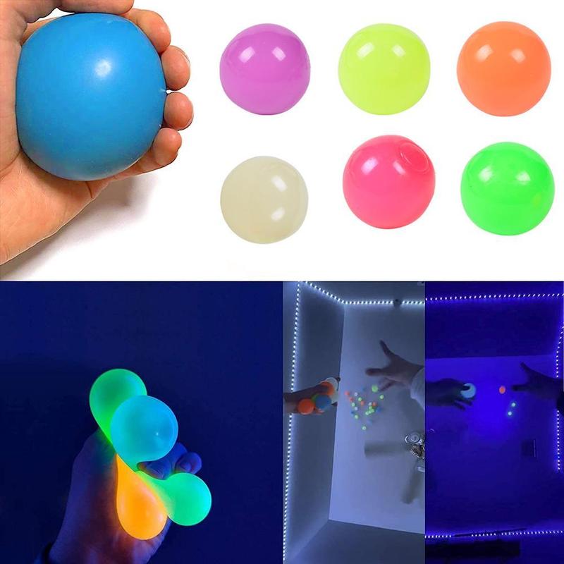 The Luminous Fun Sticky Target Ball Decompression Ceiling Wall - TikTok ...
