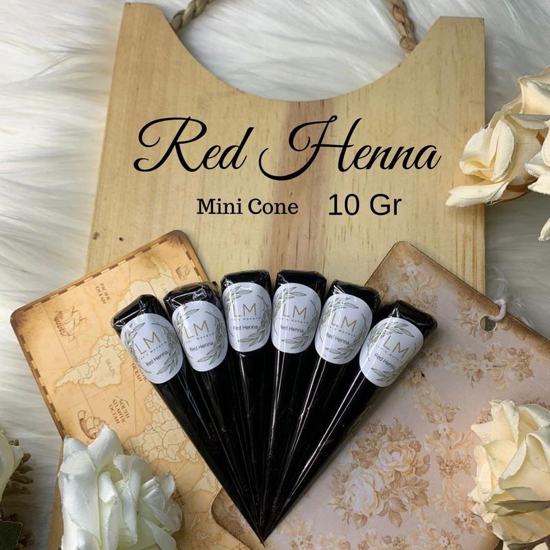 RED HENNA MINI CONE 10gr - Shop | Tokopedia