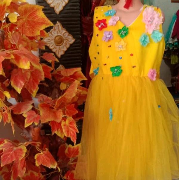 GAUN ANAK KUNING - Shop | Tokopedia