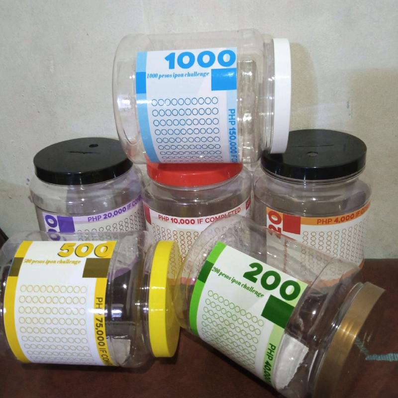 MINI-TRANSPARENT JAR ALKANSYA IPON CHALLENGE/PAPER BILLS/PHP75 - TikTok ...