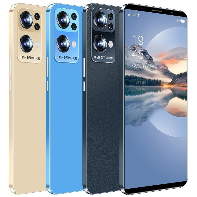 Telefon Android, Rino7Pro, Telefon Pintar, Memori 4 + 512GB, - TikTok ...
