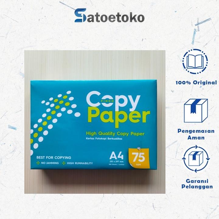 Kertas HVS A4 75gr / 75 gram Copy Papper - 1 Rim (500 Lembar - Shop ...