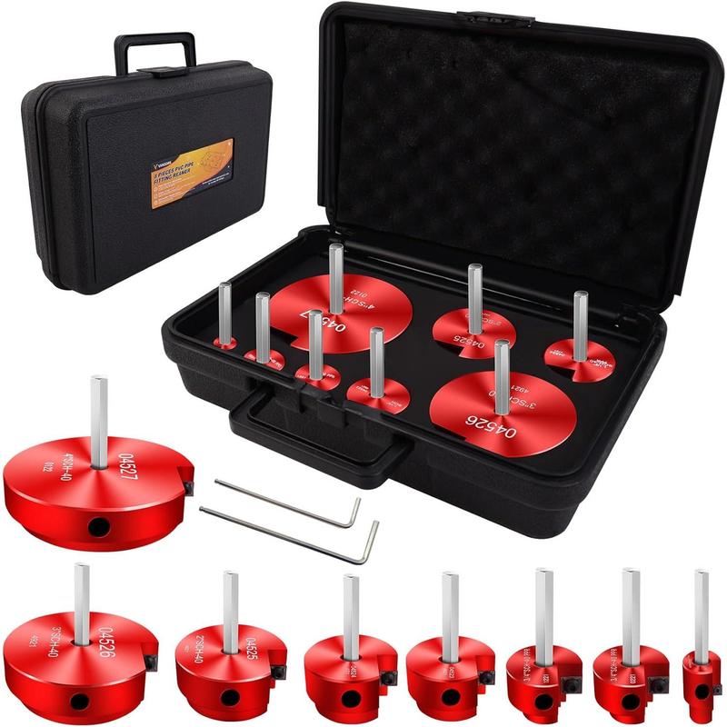 8 Pcs PVC Pipe Reamer Kit, PVC Reamer with 1/2 inch, 3/4 inch, - TikTok ...