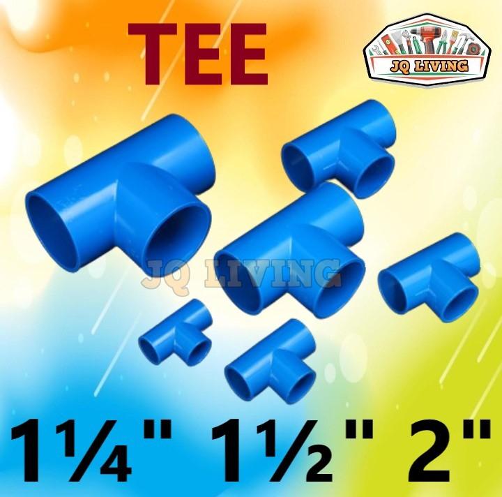 ECODEX / CCS PVC Blue Fittings TEE 1¼ 1½ 2 Big Sizes Water pipe ...