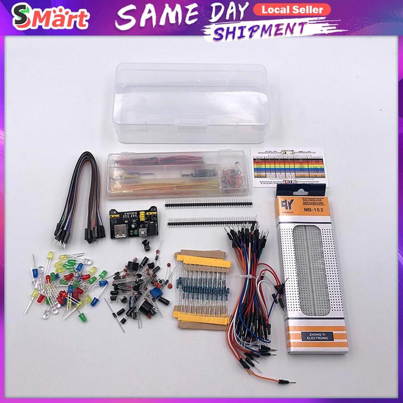 【In Stock】Breadboard Set 830 Electronic Component Basic Starter ...