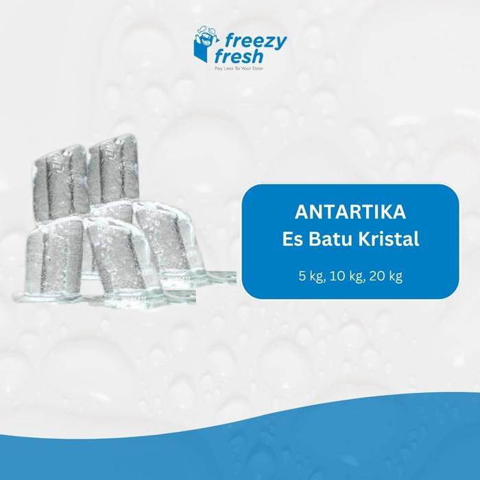 Promo ANTARTIKA - Es Batu Kristal (Cube) / Ice - 5kg - Jakarta Selatan ...