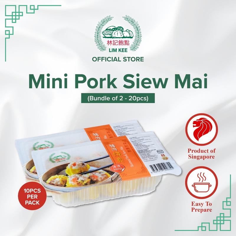 Lim Kee - Mini Pork Siew Mai (Bundle of 2 - 20pcs) - TikTok Shop Singapore