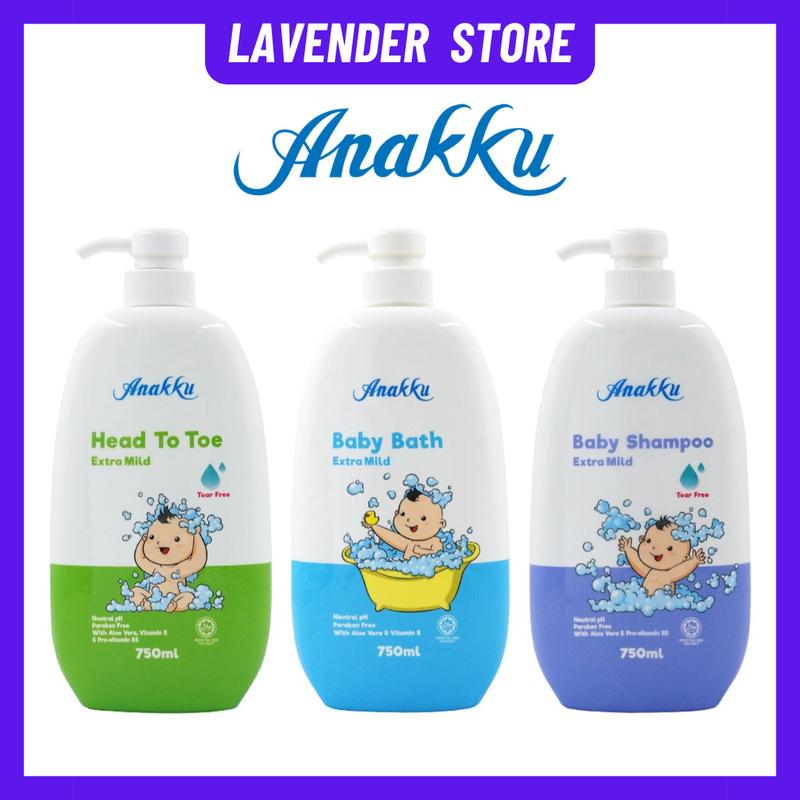 Anakku Baby Bath | Baby Shampoo | Baby Head To Toe 750ml Bottle ...