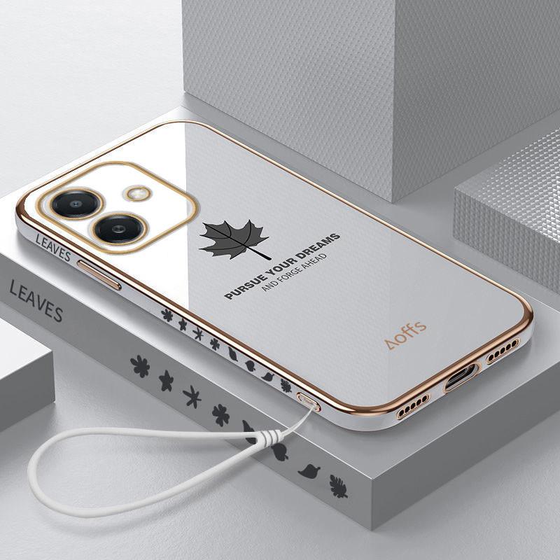 Sarung Telefon, Untuk OPPO A3X A3 Versi Global, Reka Bentuk Daun ...