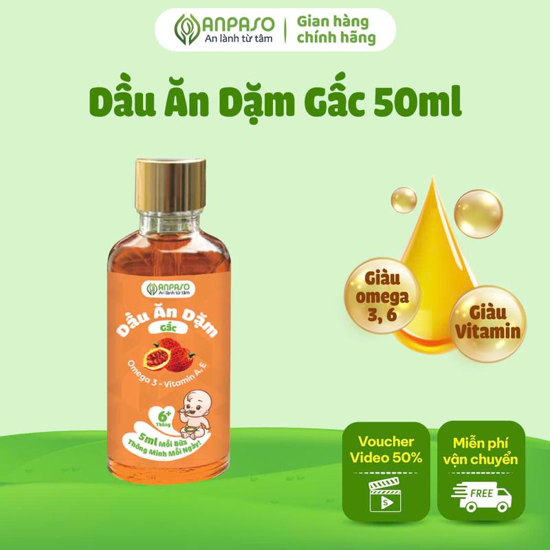 (QT) Dầu ăn dặm gấc Anpaso 50ml - Không tinh luyện, Cung cấp - TikTok ...