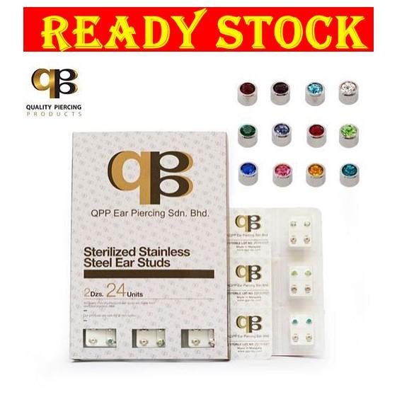 Q-3 American Gold Stainless Steel QPP Ear Piercing Female Earring ...
