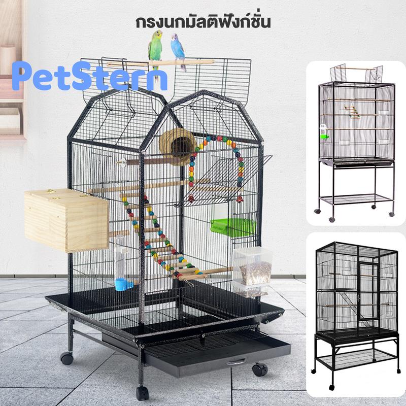 Petstern กรงนก กรงนกขนาดใหญ่ กรงชูการ์ เคลือบกันสนิม ผลิตจากเหล็กเนื้อหนา - TikTok Shop Thailand