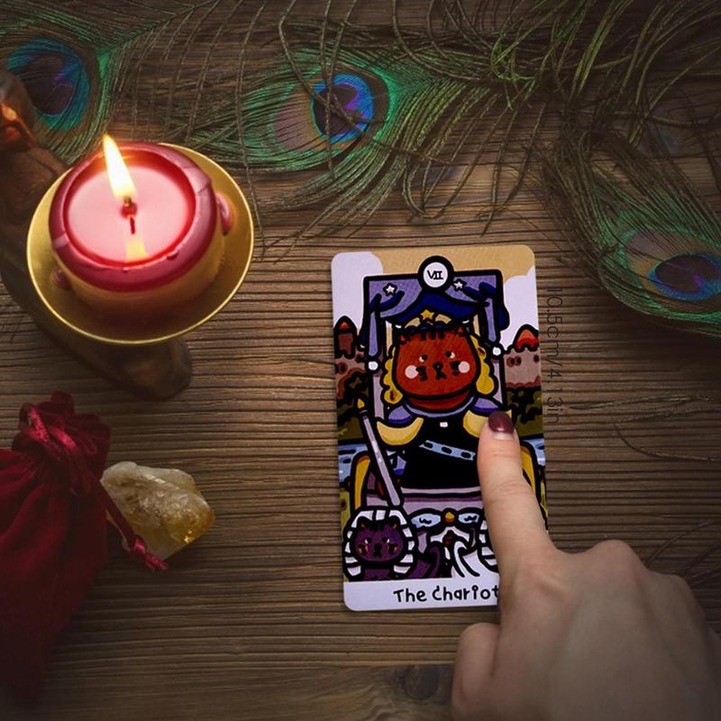 Cattitude Tarot Decks English Version Tarot Cards for Beginners ...