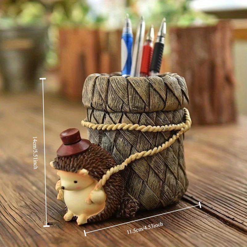 Student Pen Inserted Hedgehog Pen Holder Creative Home Personality ...