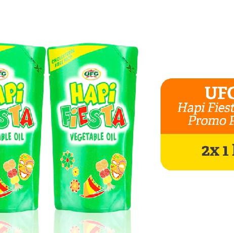 UFC Hapi Fiesta Vegetable oil 1Liter - TikTok Shop Philippines