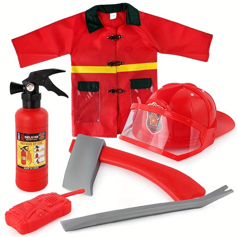 Children's Red Firefighter Toy Set, Includes Water Gun, Axe, - TikTok ...