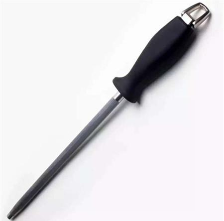 Original professional steel knife sharpener black handle 12inch ...