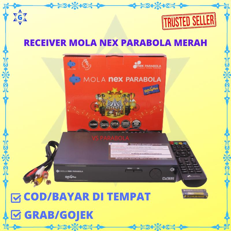 NEX RECEIVER MOLA NEX PARABOLA MERAH - Shop | Tokopedia