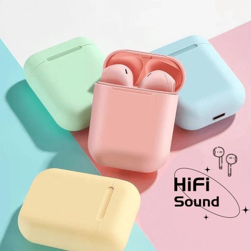 TWS i12 Macaron Bluetooth 5.0 Double Earphone Sports Wireless Bluetooth ...