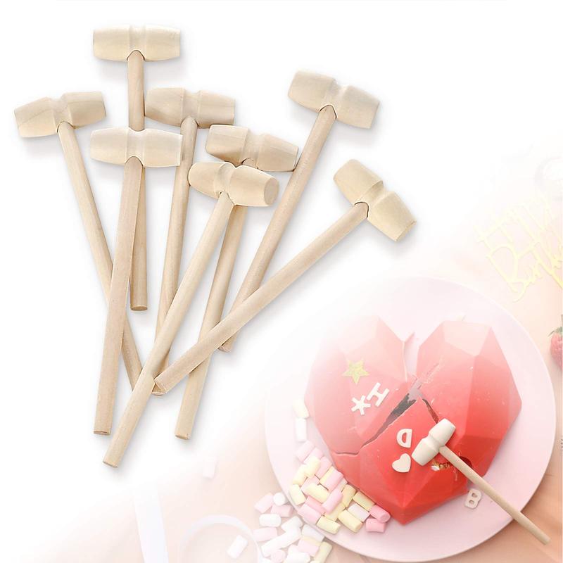 [BE] 20Pcs Mallets Mini Double Faces Wood Chocolate Smashing - TikTok ...