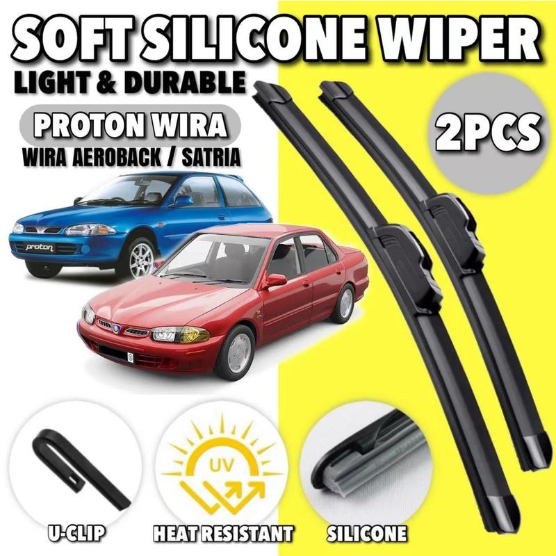 【2Pcs】Proton Wira Satria Wira Aeroback Front Windscreen Silicone ...